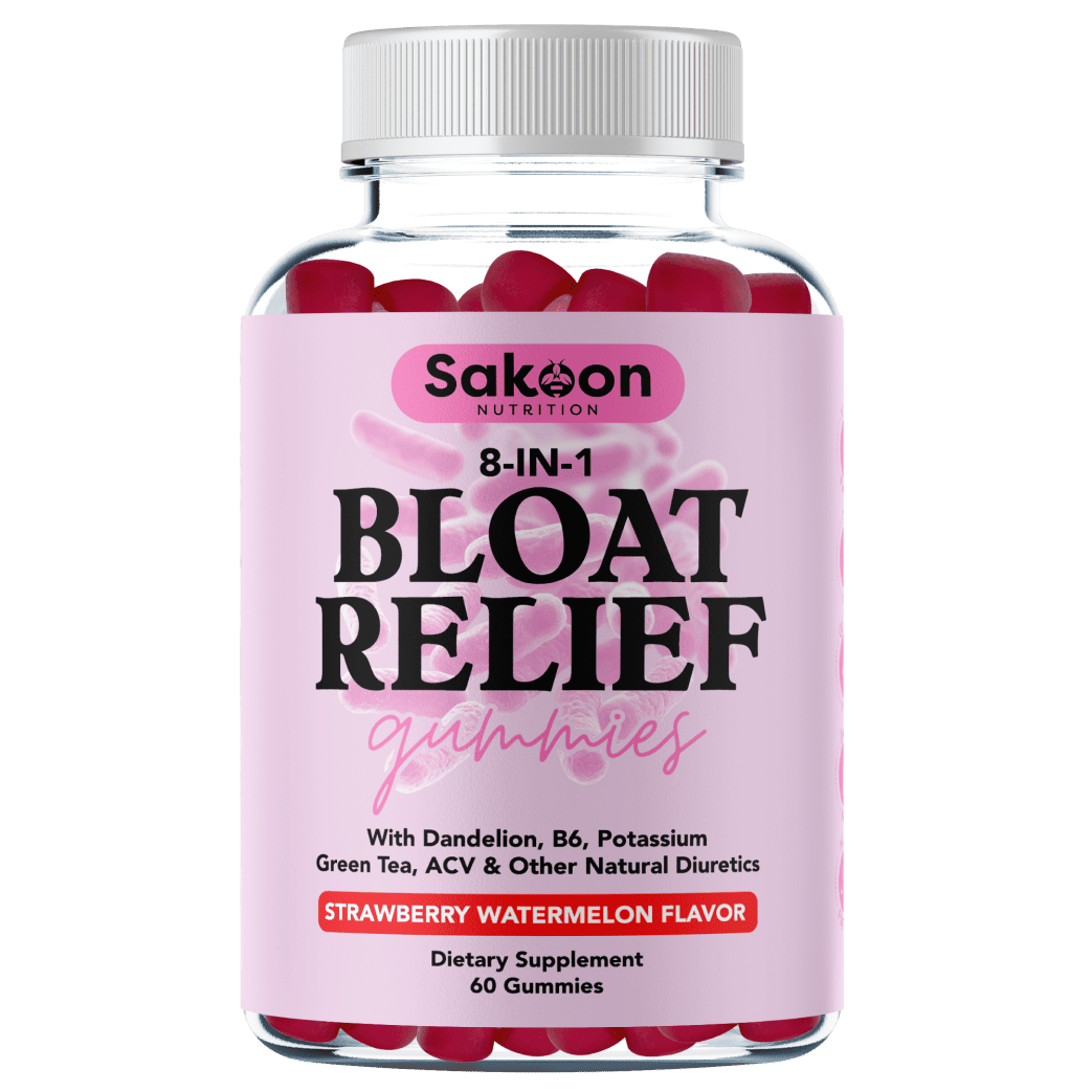 Bloating Relief Gummies - Green Tea, ACV, Dandelion, & More – Sakoon ...